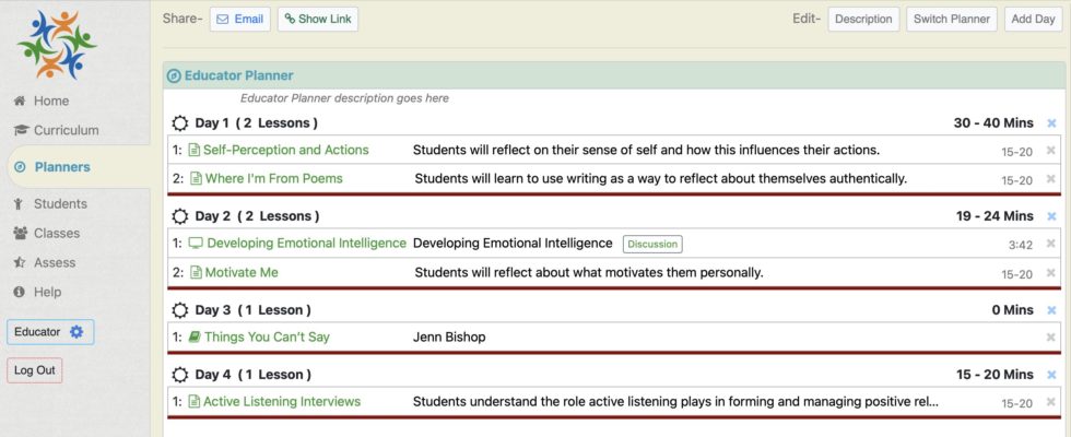 Middle School SEL Curriculum - Changing Perspectives
